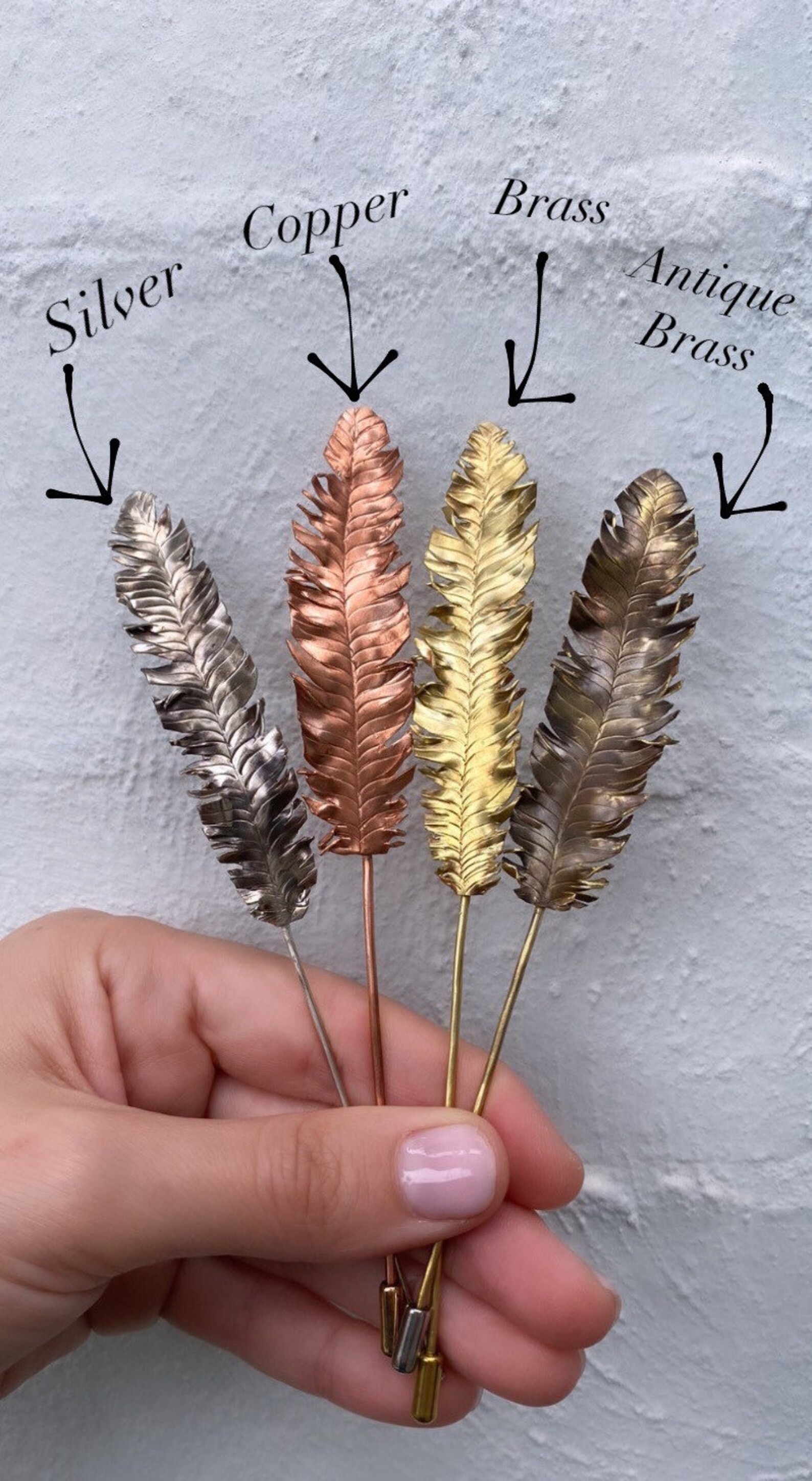 Feather Hat Pin/ Lapel Pin - Etsy