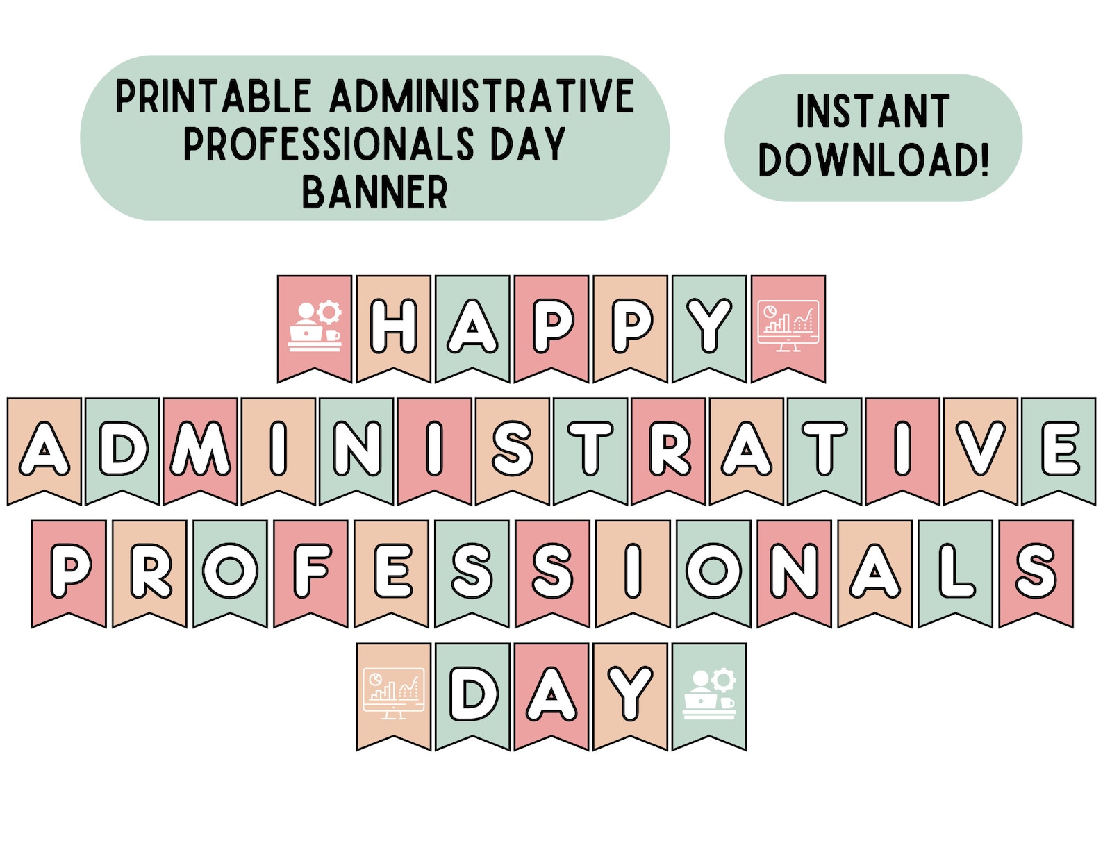 Administrative Professionals Day Banner Administration Day Sign ...