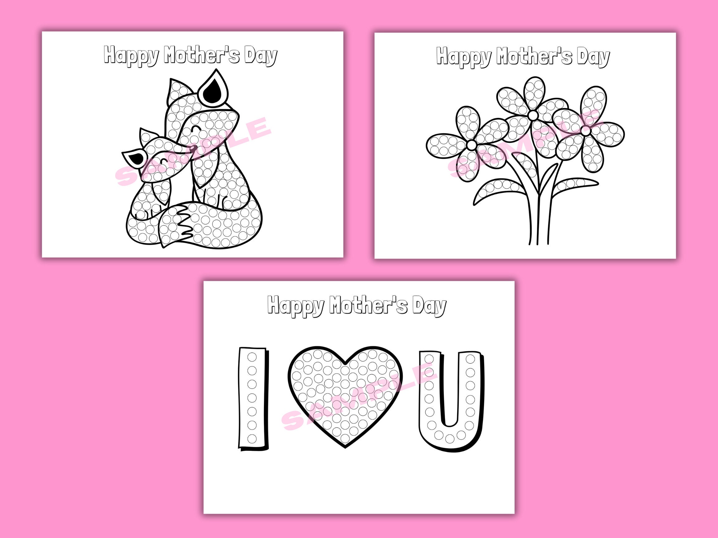 Mother's Day Q-tip Painting for Mom Mother's Day Craft for Mom Fine ...