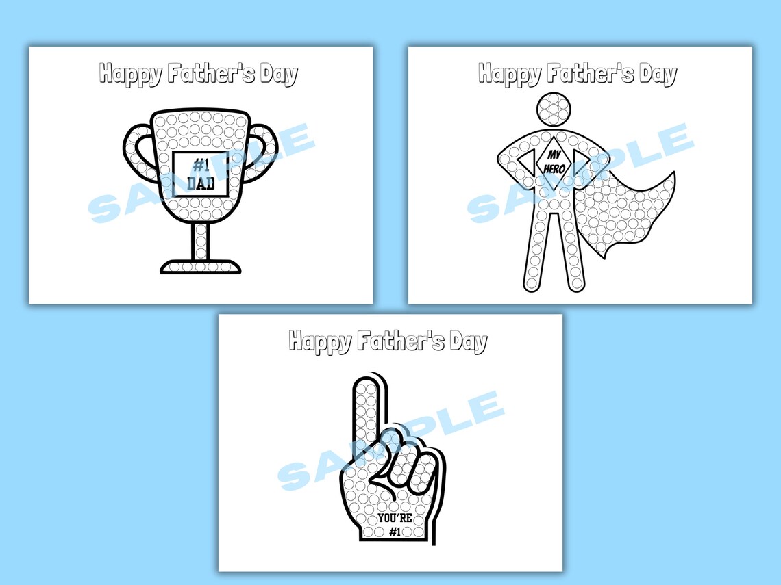 Father's Day Q-tip Painting Fine Motor Craft Gift for Dad Kids ...