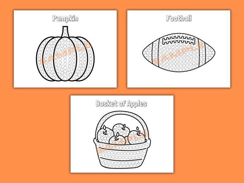 Fall Q-tip Painting Autumn Fine Motor Printables for Kids Fine Motor ...