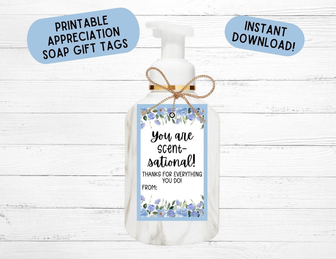 Appreciation Gift Tags You Are Scent-sational Gift Tag Teacher Gift ...