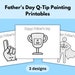 Father's Day Q-tip Painting Fine Motor Craft Gift for Dad Kids ...