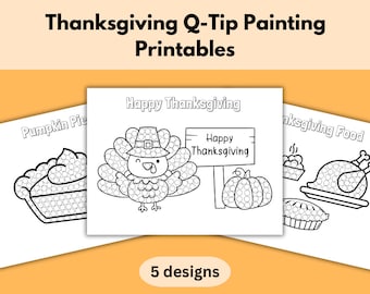 Thanksgiving Center Dot Marker Pages for Preschool and - Etsy