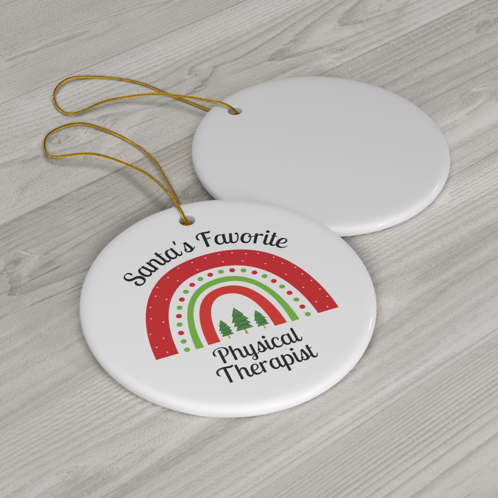 Physical Therapy Ornament Physical Therapist Christmas Ornament ...