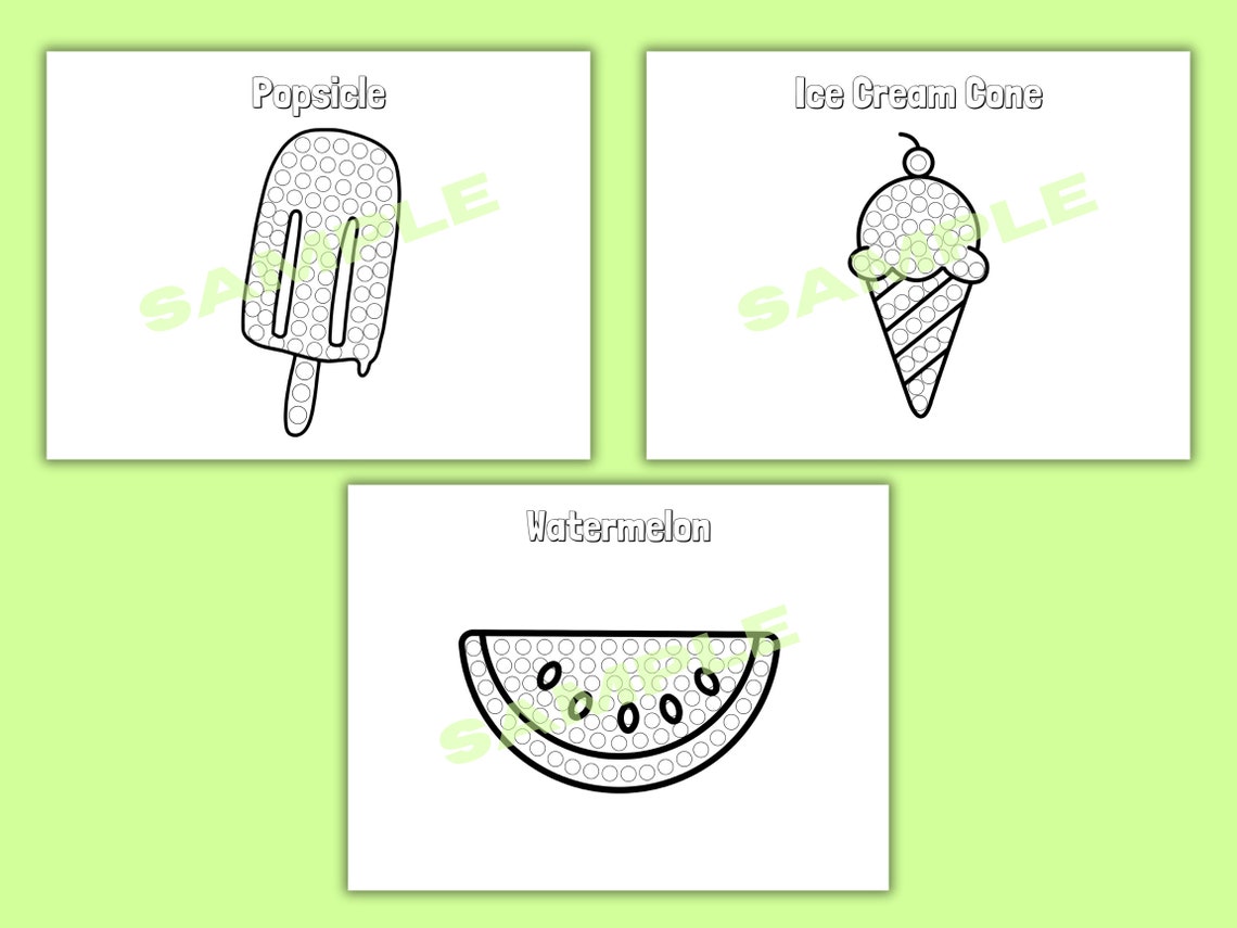 Summer Q-tip Painting Summer Fine Motor Craft for Kids Summer Fine ...