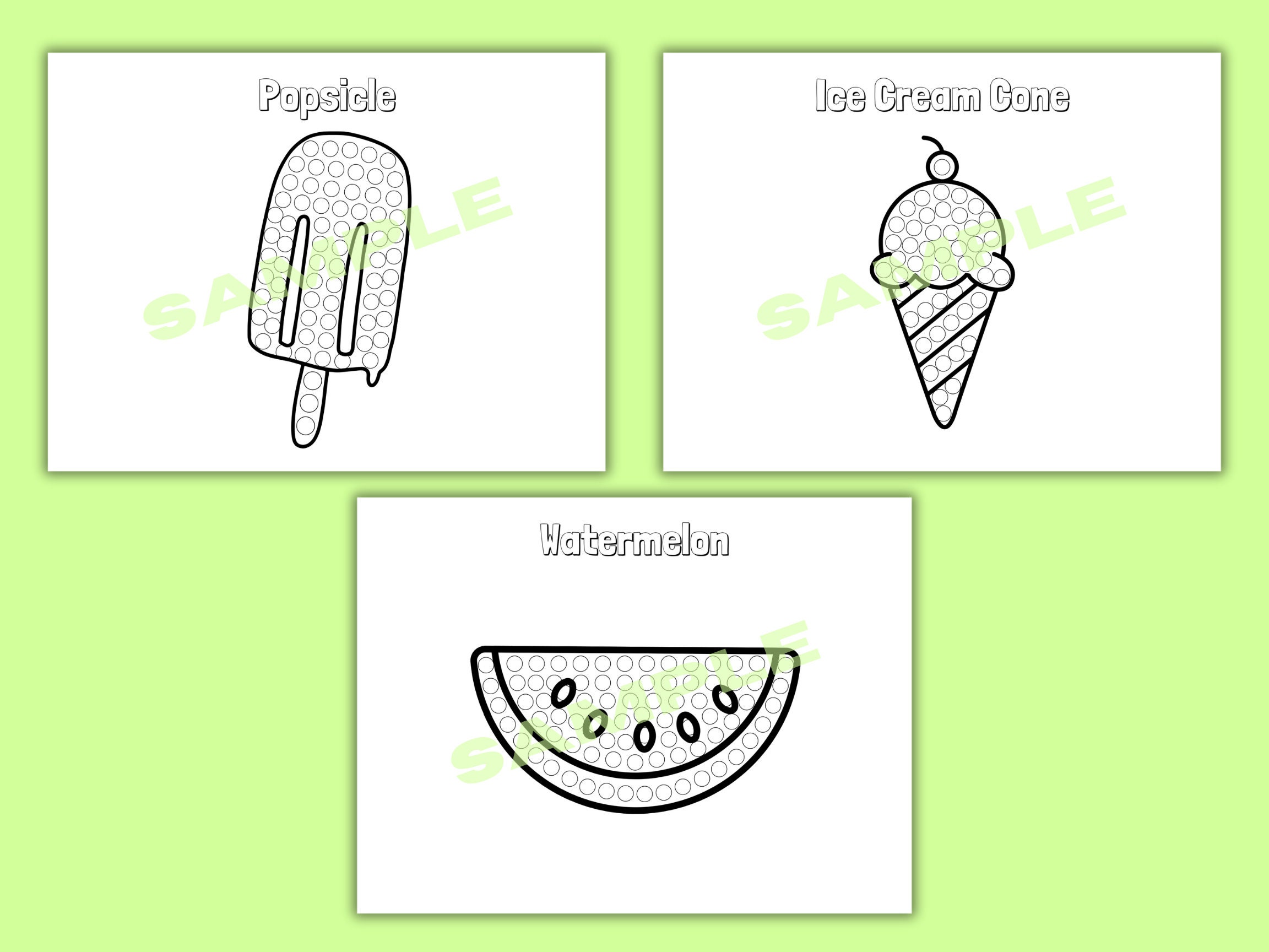 Summer Q-tip Painting Summer Fine Motor Craft for Kids Summer Fine ...