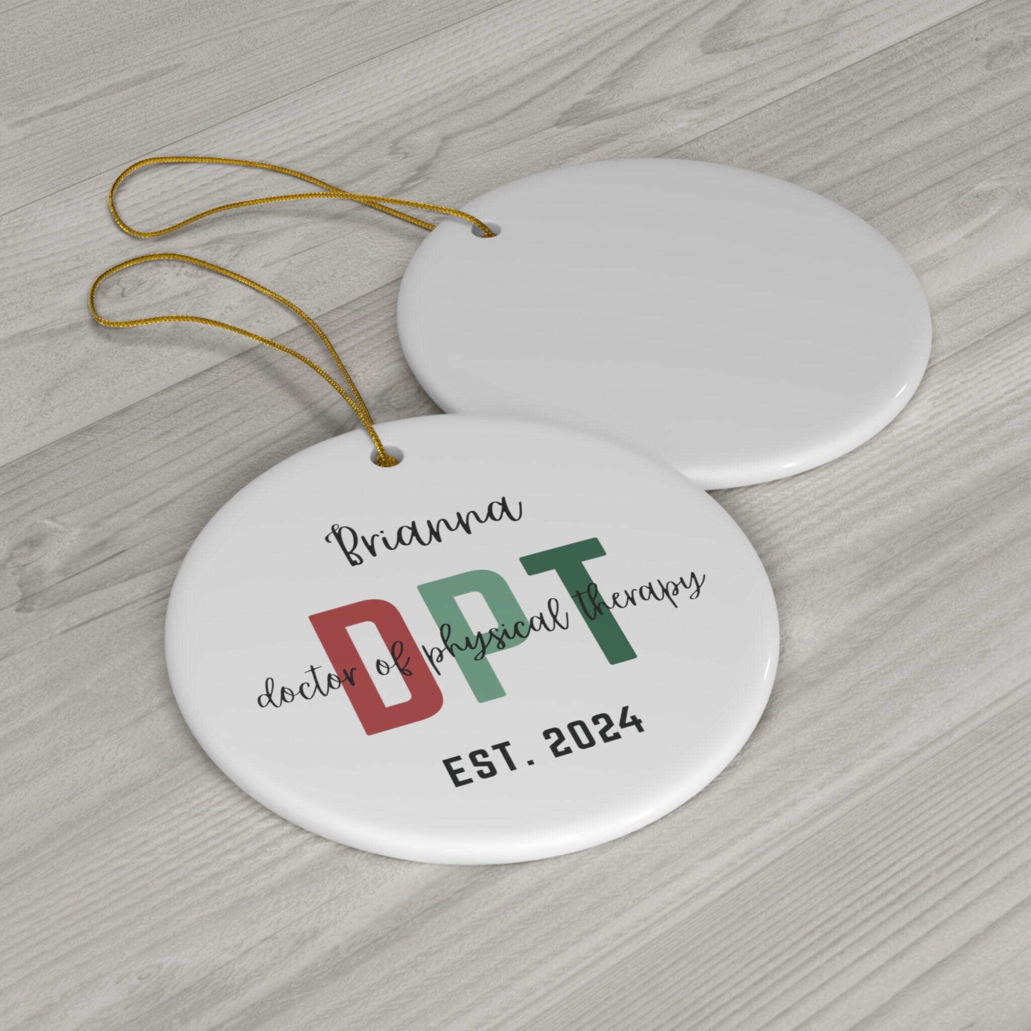 Personalized Physical Therapy Ornament Custom DPT Gift for Physical ...