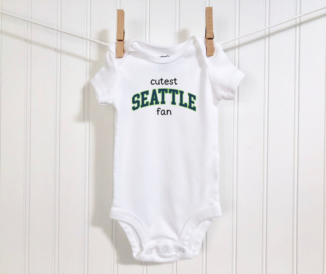 Seattle Football Baby Onesie® Seattle Football Infant Bodysuit Seattle ...