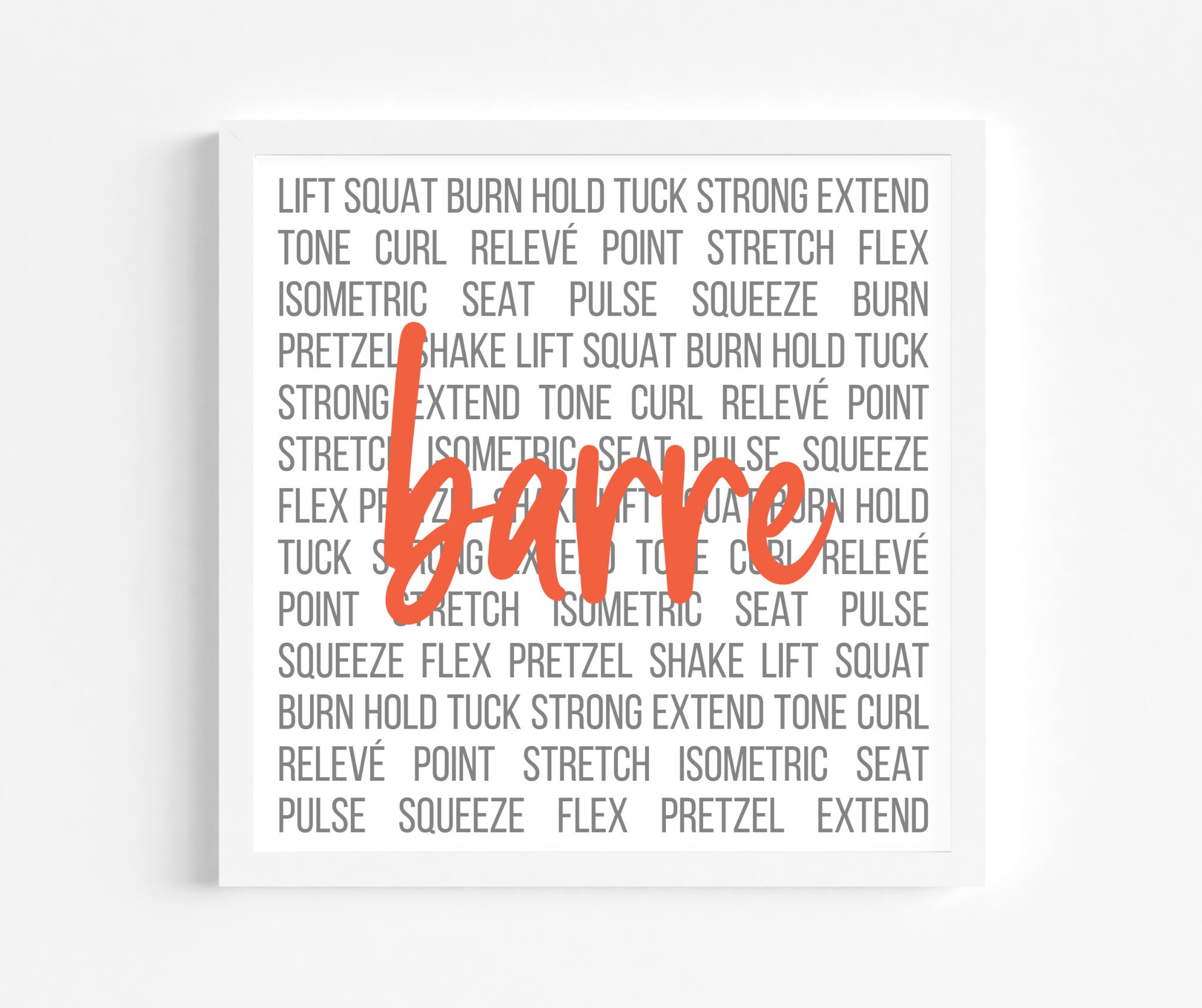 Barre Wall Art Barre Poster Printable Barre Studio Decorations Barre ...