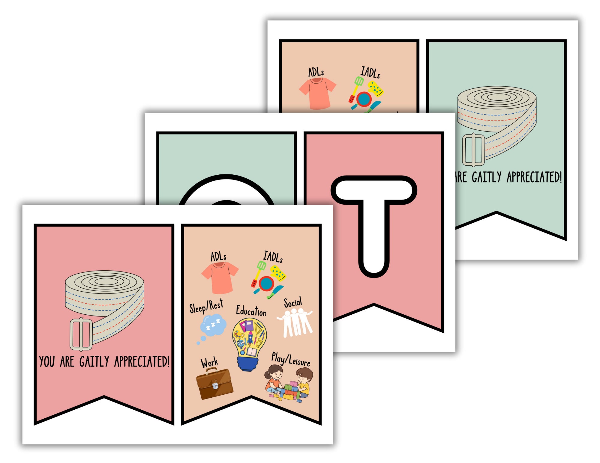 OT Month Banner Occupational Therapy Month Sign Printable OT Month ...