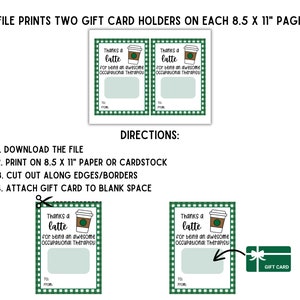 Behavior Technician Gift Card Holder Behavior Analysis Day Card ...