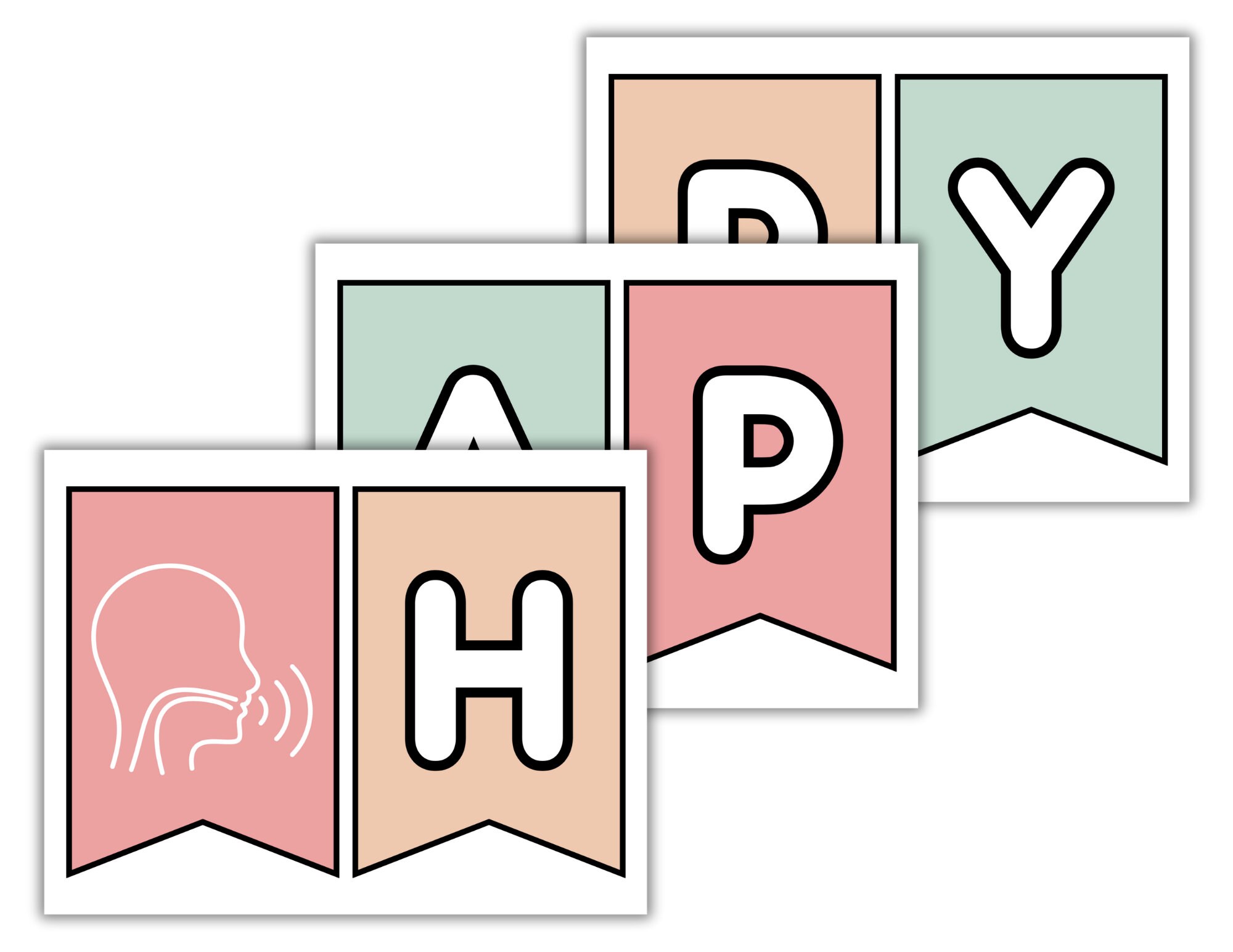 Speech Therapy Month Banner SLP Month Sign Printable Speech Pathologist ...