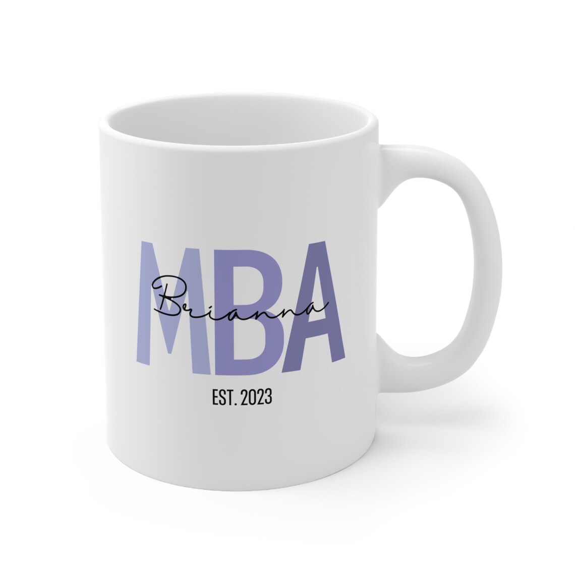 MBA Mug Custom MBA Gift Master of Business Administration Graduation ...