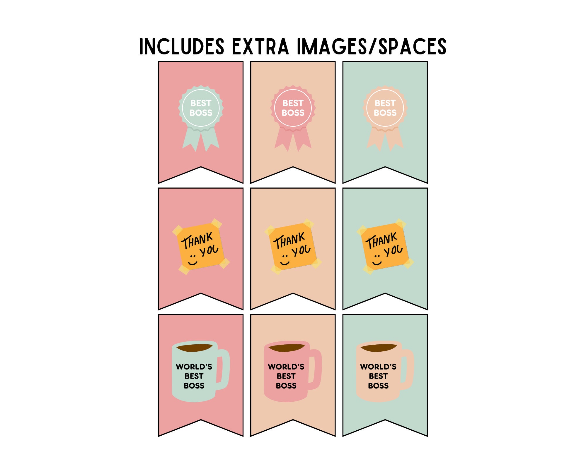 Boss's Day Banner Boss' Day Sign Printable Bosses Day Decorations Boss ...