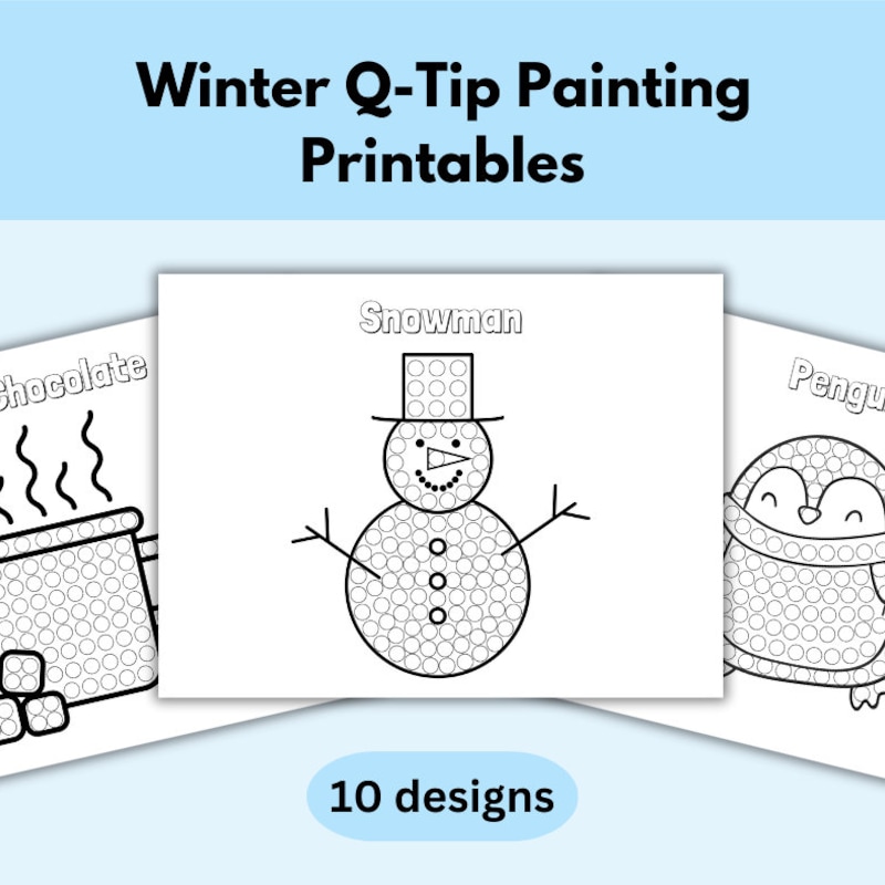 Kids Q Tip Painting - Etsy