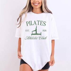 Pilates Club Shirt Pilates Athletic Club T-shirt Pilates Social Club ...