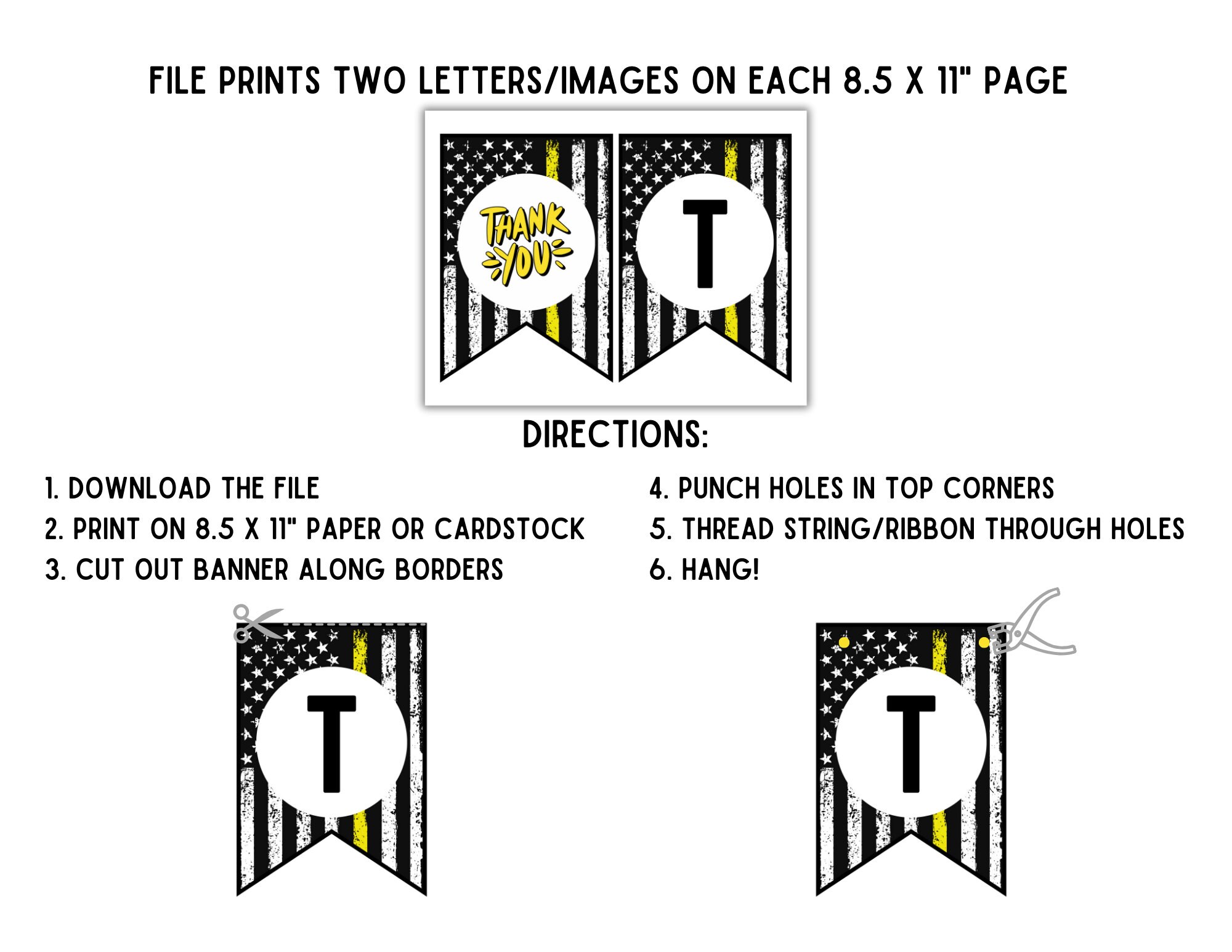 Dispatchers Week Banner Public Safety Telecommunicators Sign Printable ...