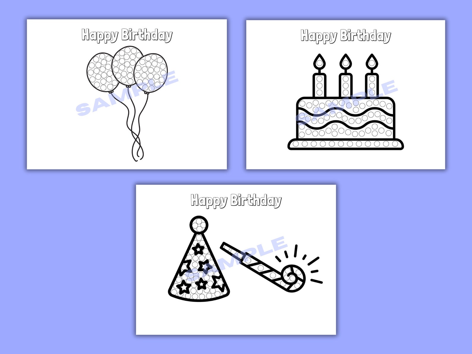 Birthday Q-tip Painting Birthday Fine Motor Craft Kids Pediatric OT ...