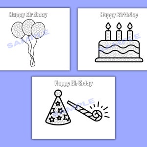 Birthday Q-tip Painting Birthday Fine Motor Craft Kids Pediatric OT ...