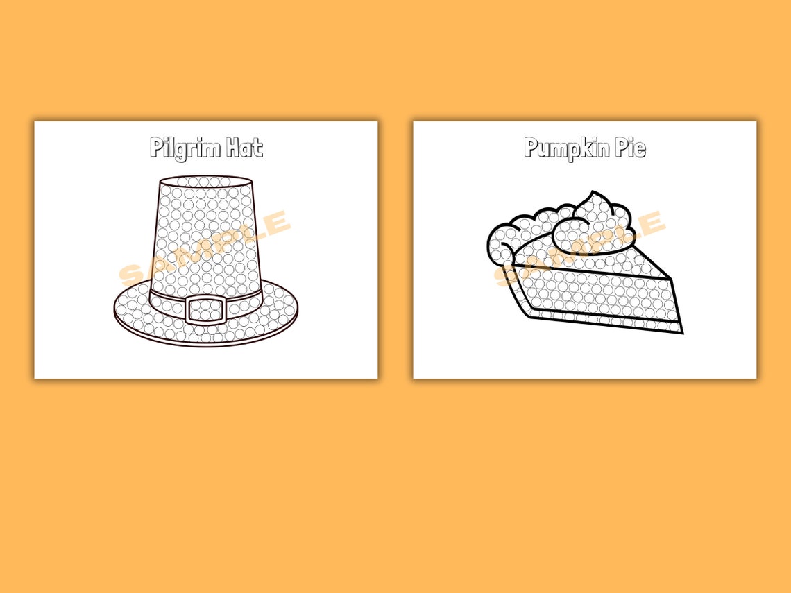 Thanksgiving Q-tip Painting Fine Motor Printables for Kids Fine Motor ...