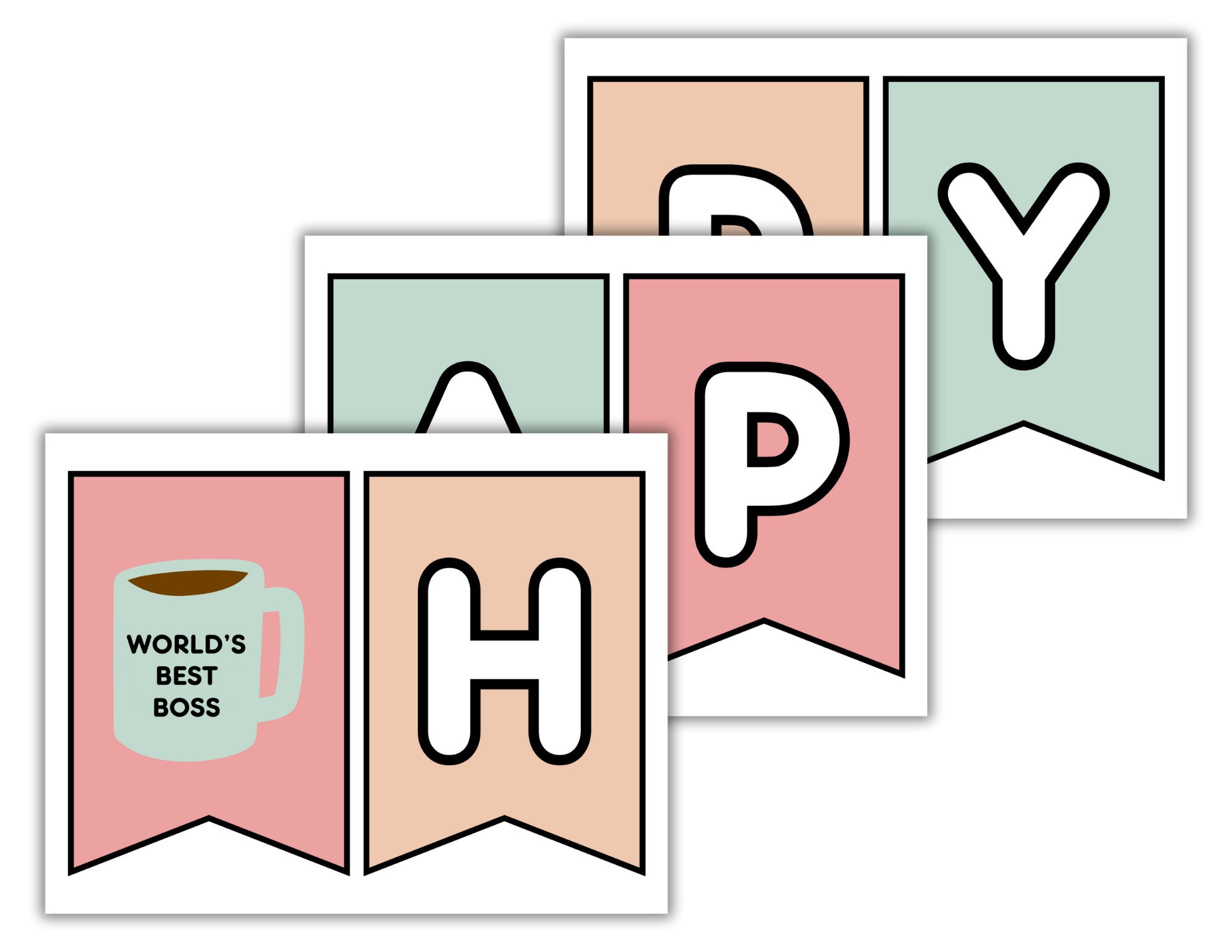Boss's Day Banner Boss' Day Sign Printable Bosses Day Decorations Boss ...