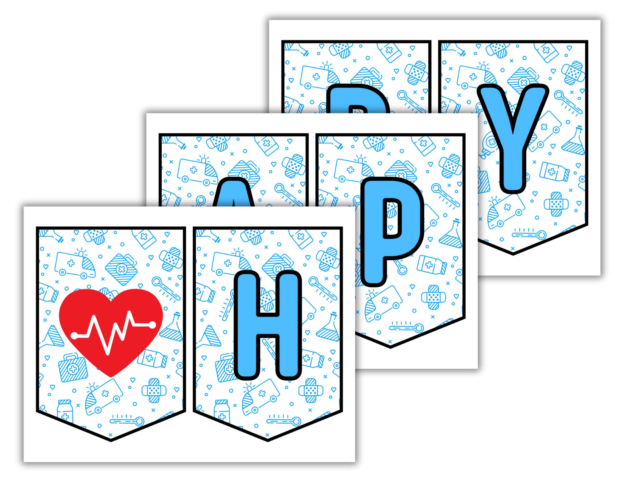 Doctors' Day Banner Doctors Day Sign Printable Doctor's Day Decorations ...