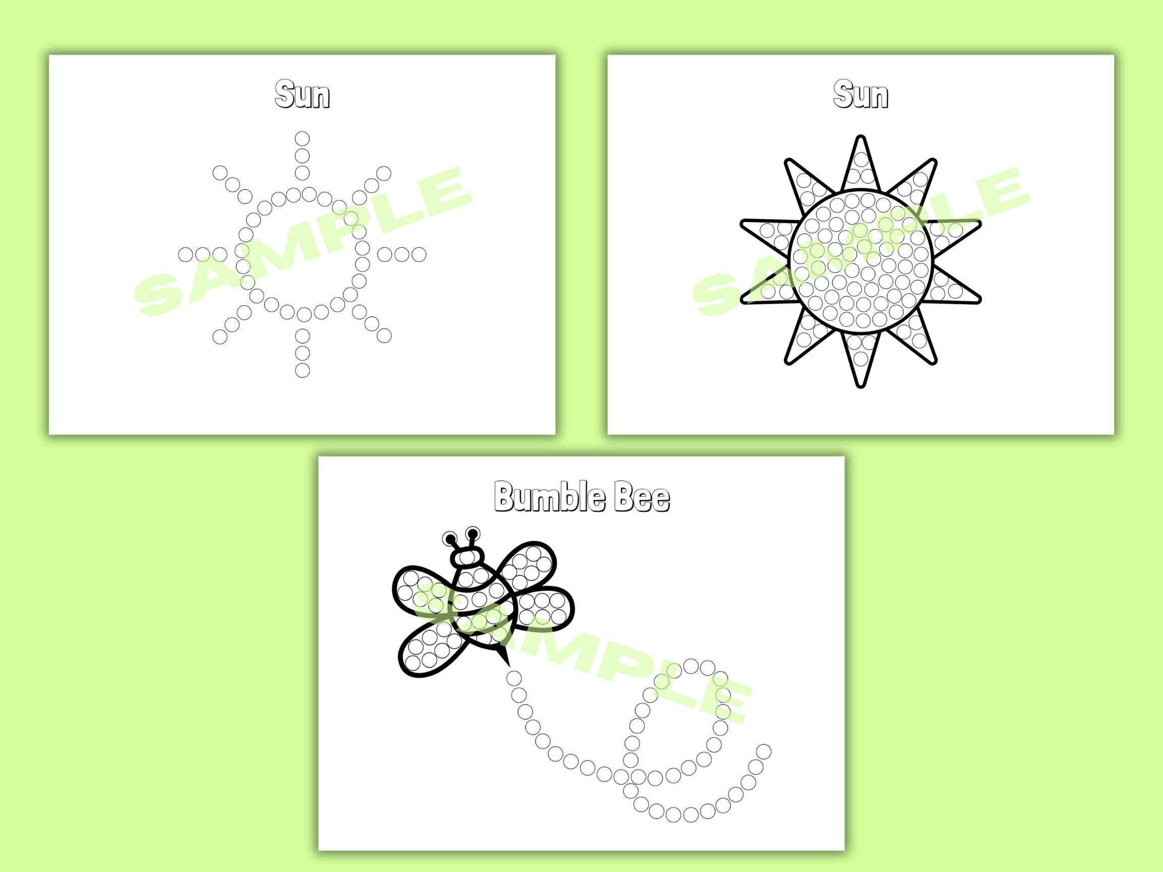 Summer Q-tip Painting Summer Fine Motor Craft for Kids Summer Fine ...