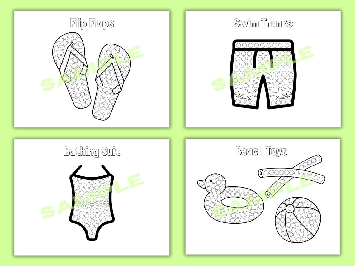 Summer Q-tip Painting Summer Fine Motor Craft for Kids Summer Fine ...