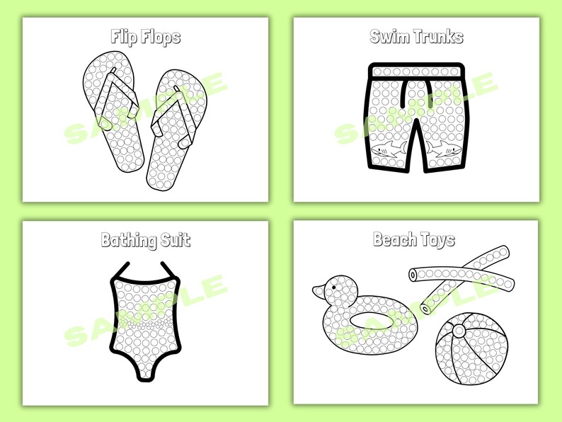 Summer Q-tip Painting Summer Fine Motor Craft for Kids Summer Fine ...