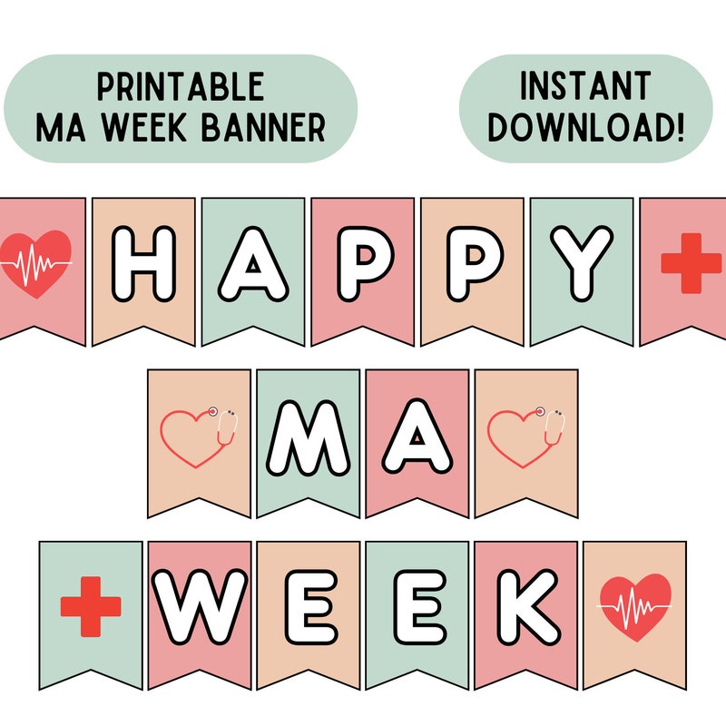 Printable Happy Medical Assistants Week Card - Etsy