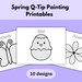 Spring Q-tip Painting Spring Fine Motor Craft Kids Pediatric OT Fine ...