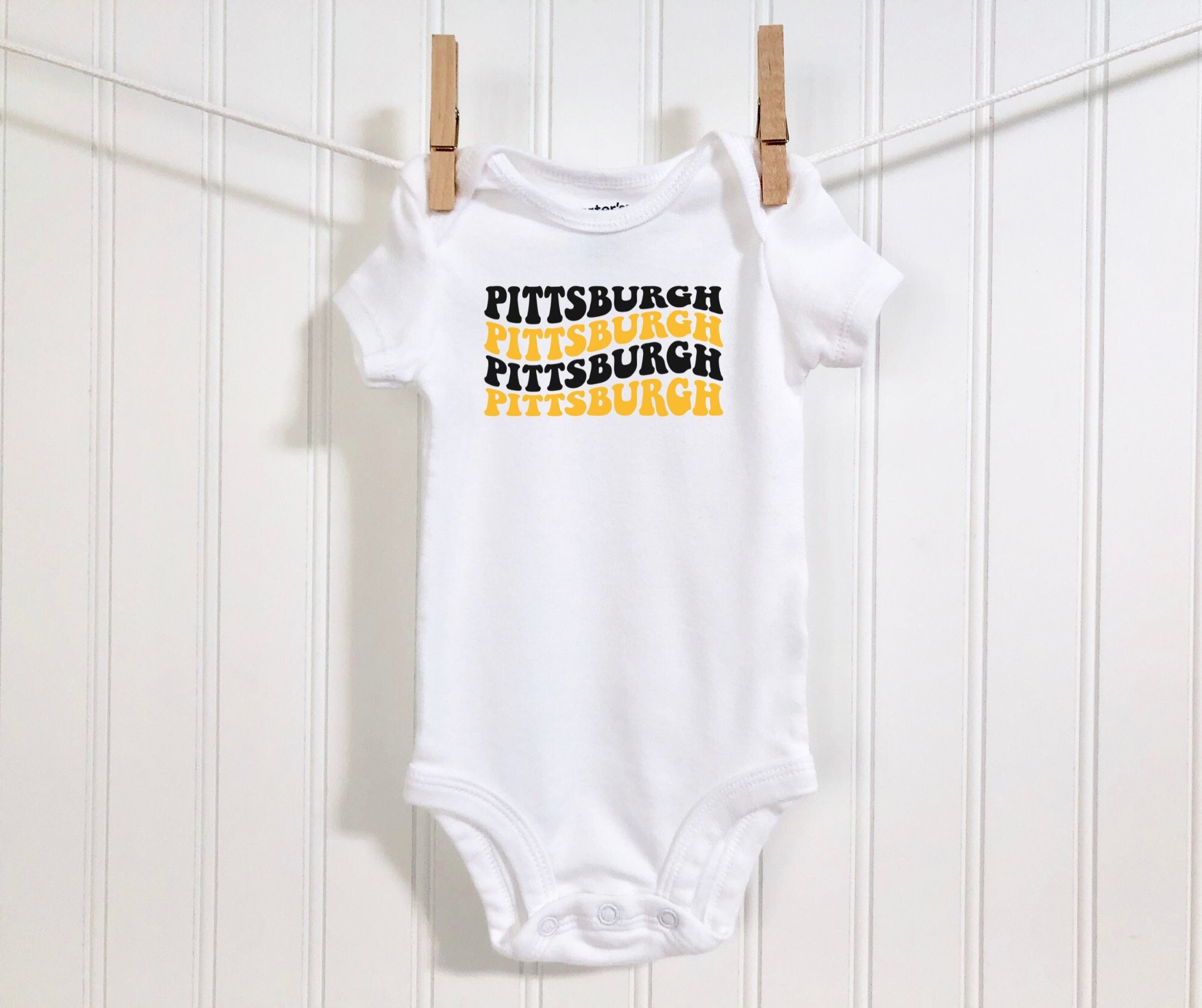 Pittsburgh Hockey Baby Onesie® Pittsburgh Hockey Infant Bodysuit ...