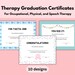 Therapy Graduation Certificates Pediatric Occupational Therapy ...