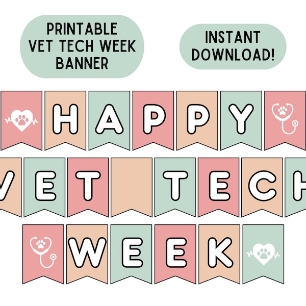 Vet Tech Week - Etsy
