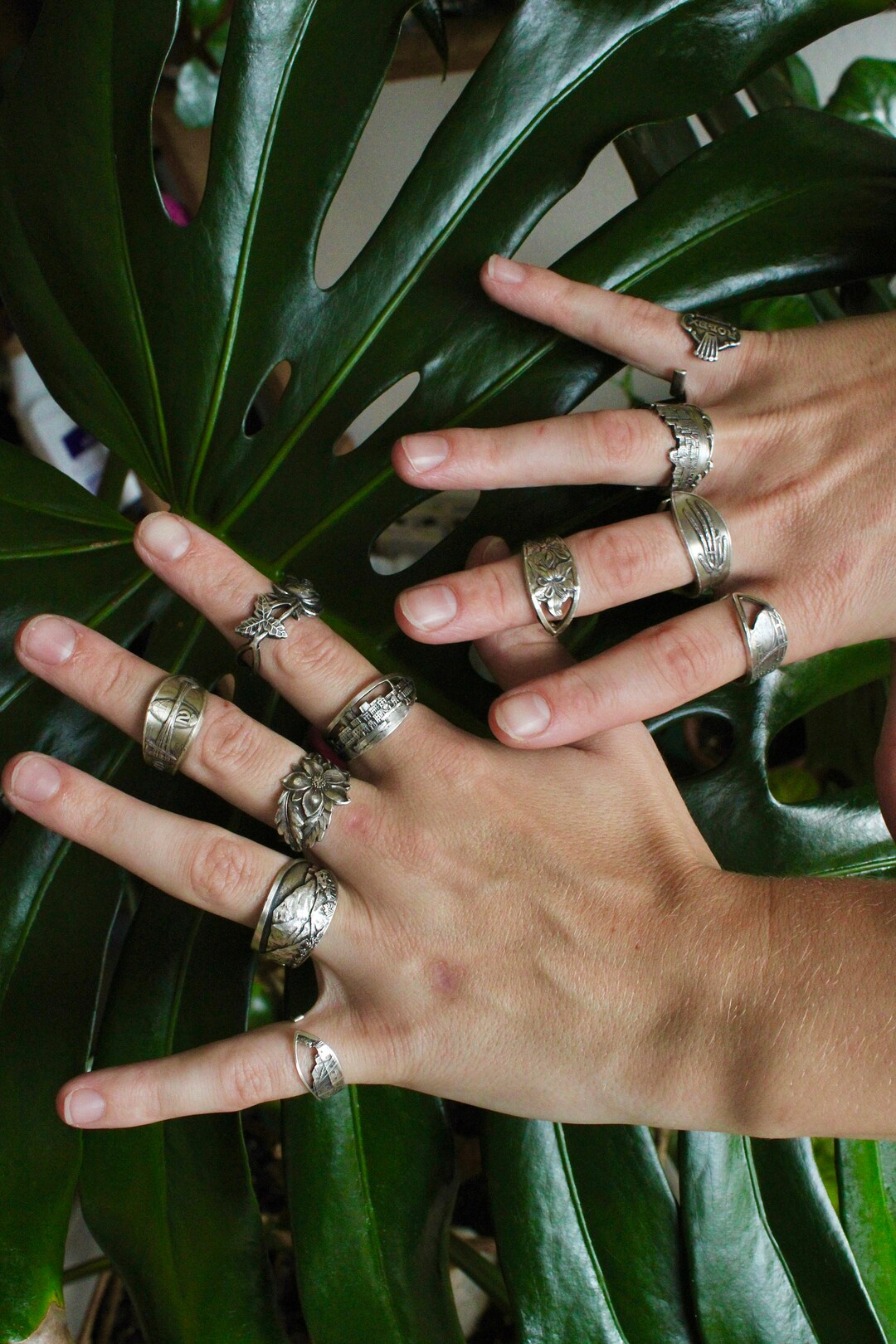 Antique Spoon Rings Custom Sized - Etsy