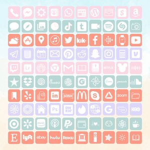 Spring App Icons | Ios 14 App Icons | Aesthetics App Icons | iPhone IOS ...