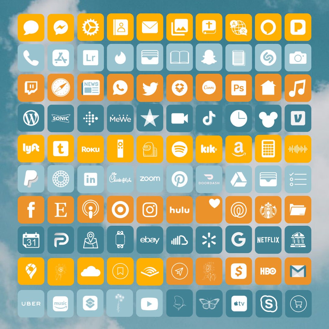 Sunflower App Icons Ios 14 App Icons Aesthetics App Icons | Etsy