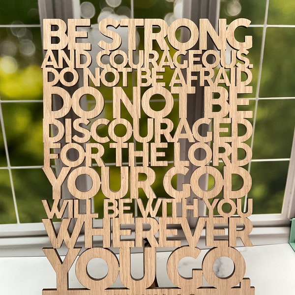 Joshua 1 9 Wall Art - Etsy