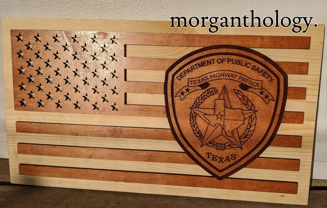 Made to Order Personalized Texas DPS State Trooper Highway Patrol Badge ...