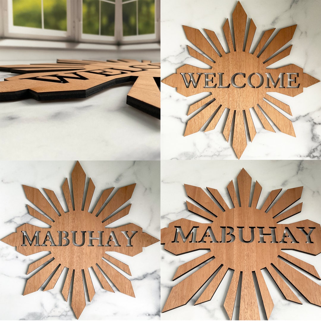 Personalized Philippines Star Monogram, Star Sign, Custom Mabuhay ...