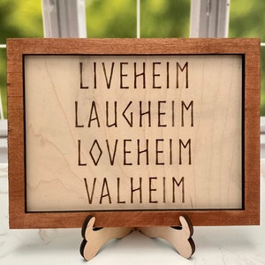 Valheim Wall Art, Video Games Decor Gifts, Nerdy Game Room Decor ...