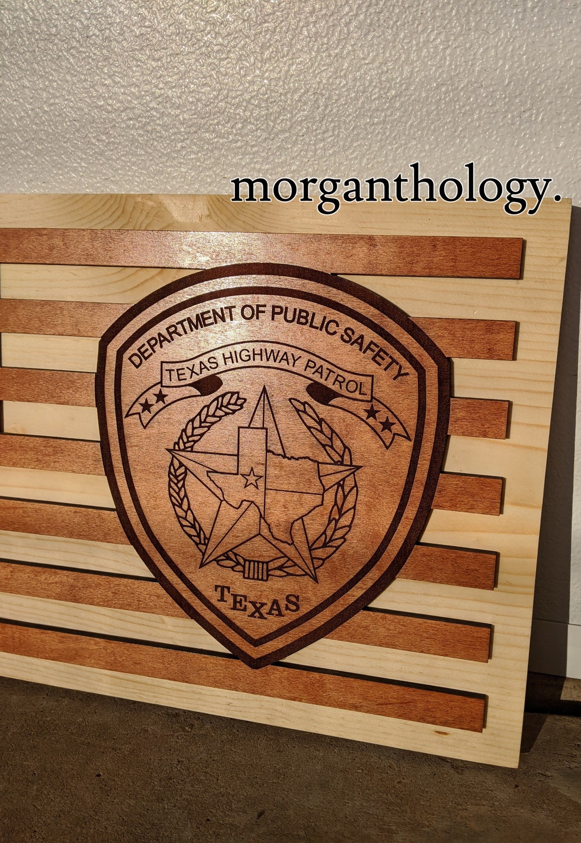 Made to Order Personalized Texas DPS State Trooper Highway Patrol Badge ...