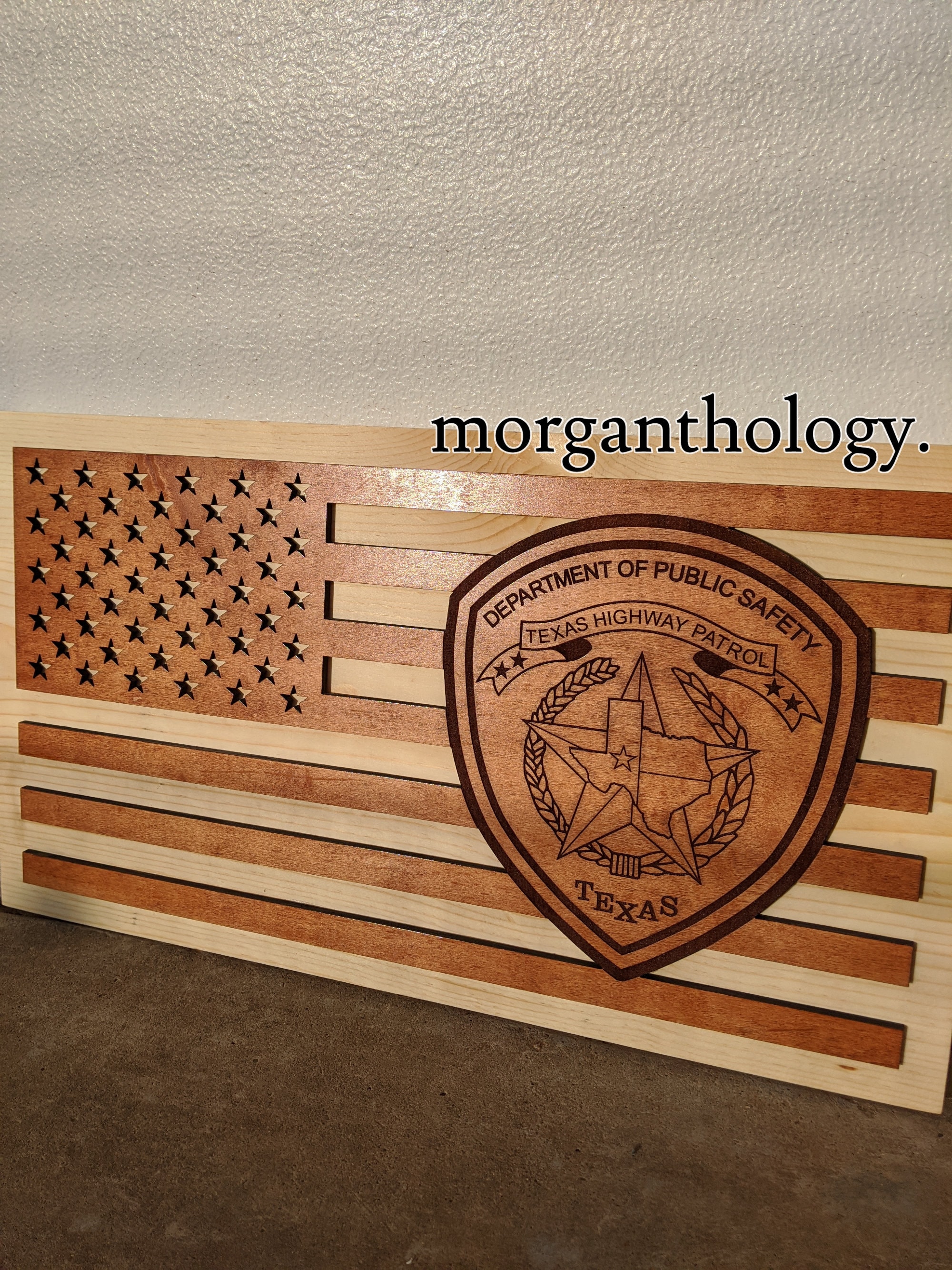 Made to Order Personalized Texas DPS State Trooper Highway Patrol Badge ...