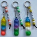 Pop It Fidget Keychain Personalised Keyring With Name Back to School ...