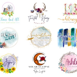 Custom Logo Design and Watermark, Blog Logo Design, Minimalist Logo ...