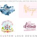 Custom Logo Design and Watermark Blog Logo Design Minimalist - Etsy