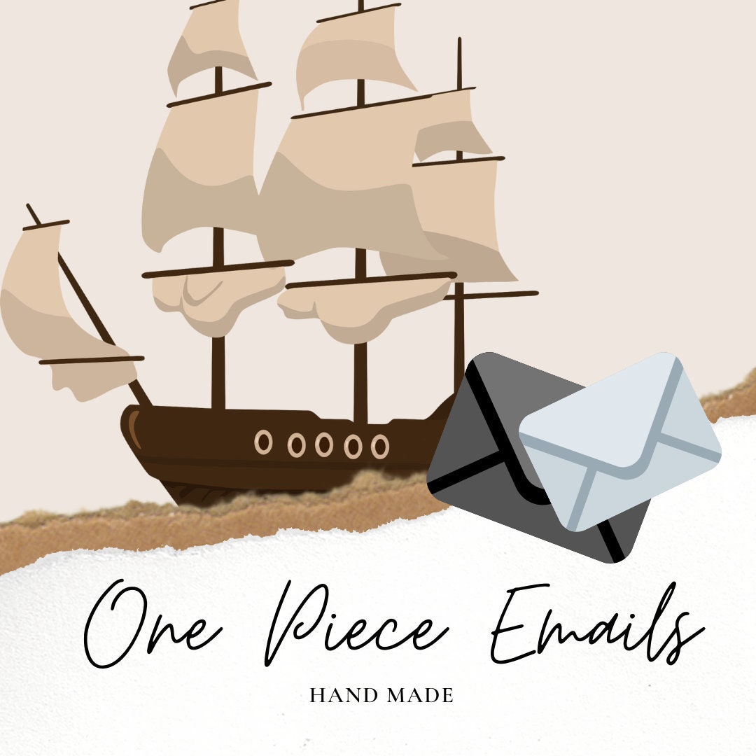 One Piece Emails - Etsy