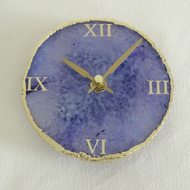 Purple Wall Clock - Etsy