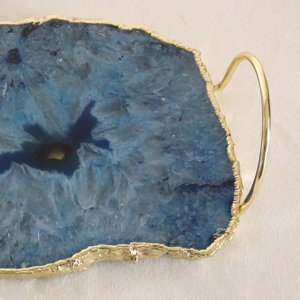 Blue Agate Platter - Etsy